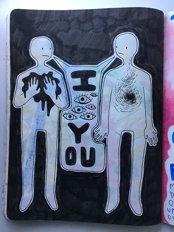 Alex Coyle Art - Art Journal Work