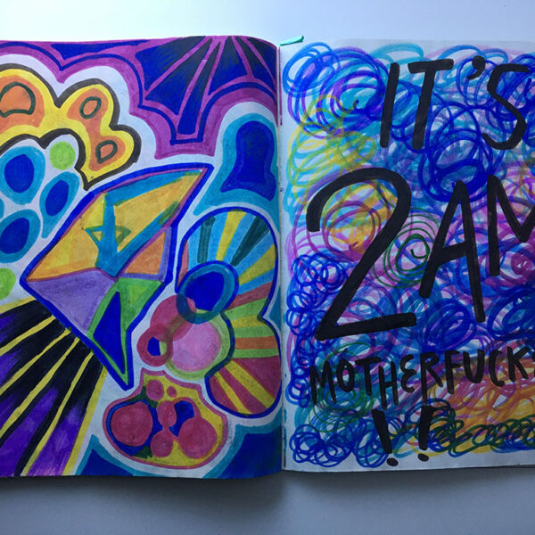 Alex Coyle Art - Art Journal Work